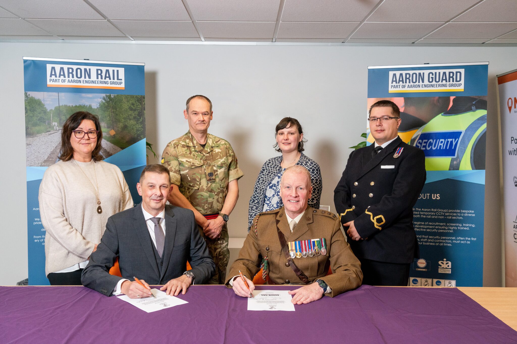Aaron Rail renews commitment to the Armed Forces Covenant – Aaron Group
